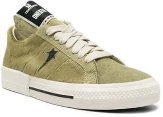 Rick Owens Low-Top Sneaker - X Converse Fur Sneaker Acid/black - Gr. US_7_5 - in Schwarz - f&uuml;r Damen