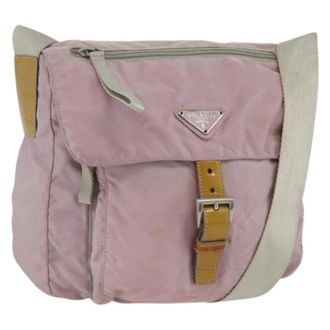 Prada Sac bandouli&egrave;re vintage Pre-owned - Femme - Pre-owned - Rose - Taille: ONE Size