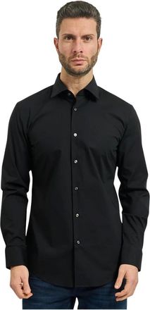 HUGO BOSS Homme, Chemises, Noir, Taille: 5XL H-Hank Shirt