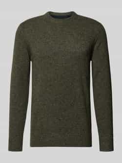 Barbour Pullover aus Woll-Seide-Mix mit Rundhalsausschnitt Modell TISBURY