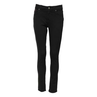 Dolce & Gabbana Schwarze Skinny Mid Waist Denim Jeans - - Jeans - Damen - Schwarzk - S