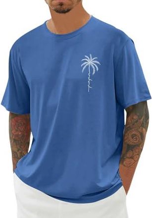 Generic Tee Shirt Randonnée Homme Debardeur Cotelé Futur avec 5XL Valentin Drole J Décontracté Nuit 1972 Nature Tailles Grosse Colle Chemis Randonnee Boheme A