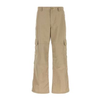 Balenciaga Cargo-Hose mit Ripstop-Textur - - Trousers - Damen - Beige - M