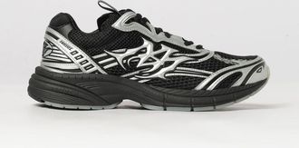 Amiri M-Tech Low-Top-Sneaker aus Leder und Mesh mit Monogramm