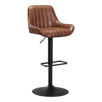 Woltu Tabouret Bar, Chaise Haute Cuisine, R&eacute;glable en Hauteur, avec Accoudoirs et Dossier, Si&egrave;ge Rembourr&eacute;, pour Il&ocirc;t Central Cuisine, Bar, Restaurant, en F