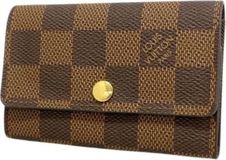 Louis Vuitton unisex, Pre-owned, Brun, Taille: ONE Size Porte-cl&eacute;s en tissu Pre-owned