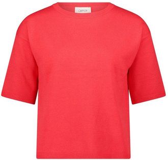 Cartoon Kurzarmshirt Damen mit Rundhalsausschnitt (1-tlg)