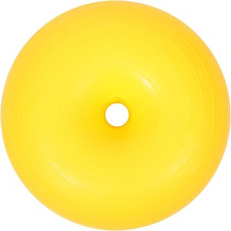 Hemobllo Mehrzweck Yogaball Klein aus Strapazierf&auml;higem PVC Pilates Trainingsball f&uuml;r Balance Kraft Koordination Leicht Transportierbar Yoga Zubeh&ouml;r Gelb
