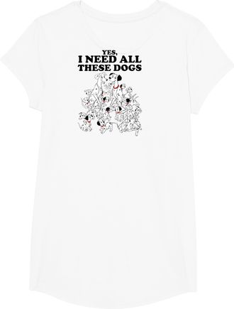 Disney 101 Dalmatiner Yes I Need All These Dogs T-Shirt