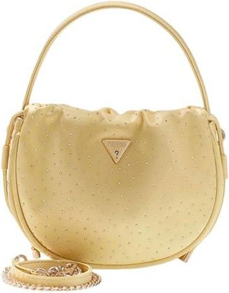 Guess sac &agrave; &eacute;paule bandouli&egrave;re sac &agrave; main Elsie Pouch Gold dor&eacute;