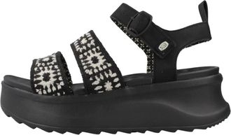 Hey Dude Femme, Chaussures, Noir, Taille: 37 EU Delray Buckle Cottage Crochet