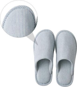 Yarnow Pantoufles De Coton Et Lin Chaussures Int&eacute;rieur D&eacute;contract&eacute;es Pantoufles Antid&eacute;rapantes Pour Maison