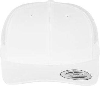 Flexfit Mixte Retro Trucker White One Size Casquette, Blanc (White), Taille Unique EU