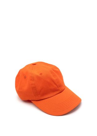 Affix Orange Cotton Logo Baseball Cap