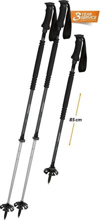 Komperdell Wanderstock Ascent TI 2 Tourenskistock, Trekkingstock, Skistock - Silber