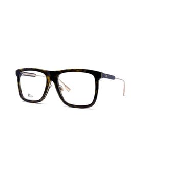 Dior unisex, Accessoires, Brun, Taille: 54 MM Lunettes de soleil style Havane
