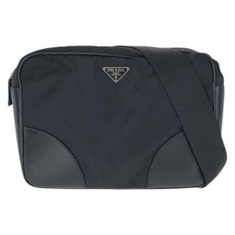 Prada Pre-owned Tessuto Nylon Leder Kamera Tasche - - Pre-owned - Herren - Schwarzk - ONE SIZE