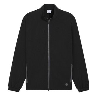 Puma Cypress Softshelljacke f&uuml;r Herren, Hochleistungsmaterial, Emblem (Schwarz)