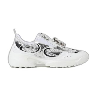 Roger Vivier Viv on the Run Baskets - Femme - Chaussures - Blanc - Taille: 35 EU