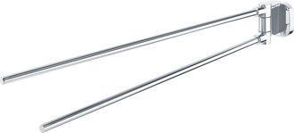 Tiger Ramos Doppel Handtuchhalter, chrom