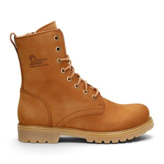 Panama Jack Wasserdichte warme Schn&uuml;rstiefel aus braunem Leder f&uuml;r Damen - Frisia-B44