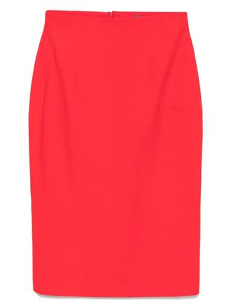 Alexander McQueen jupe crayon (années 2000) - Rouge