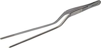 Arcos Pinces de Dressage 200 mm Acier Inoxydable - Ustensile de Cuisine Professionnel pour Pr&eacute;sentation de Plats - Gadget Chef Argent