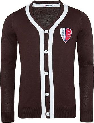 Nebulus Cardigan Faro, Homme, Marron foncé, XXL