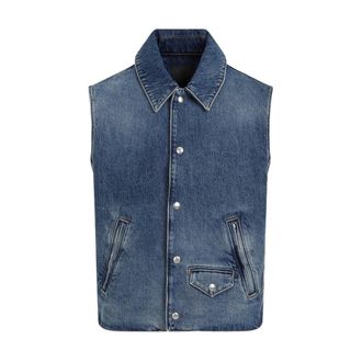 Givenchy Denim Weste ohne &Auml;rmel - - Jackets - Herren - Blau - L