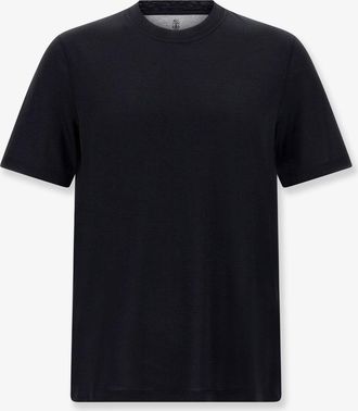 Brunello Cucinelli Silk and cotton blend t-shirt - BRUNELLO CUCINELLI - gender_Man