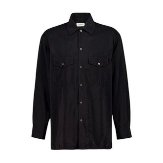 Christophe Lemaire Homme, Chemises, Noir, Taille: S Chemises
