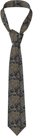 Generic Cravate Engrenages Steampunk &Agrave; La Texture Rouill&eacute;e Vintage Fine Men Tie &Eacute;l&eacute;gant Cravate Pour Homme Pour Affaires C&eacute;l&eacute;brations Remise De Dipl&ocirc;me
