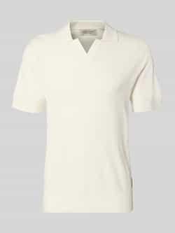 Casual Friday Regular Fit Strick-Poloshirt mit Strukturmuster Modell MOSVIK