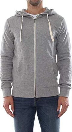 Jack & Jones Jjeholmen Sweat Zip Hood Noos, Veste Homme, Gris (Light Grey Melange Fit:Reg Fit - Melange), X-Small