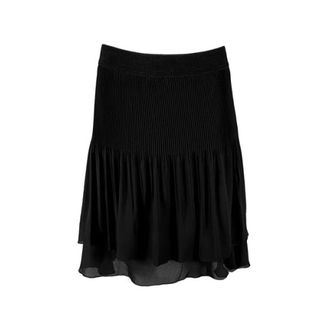 2-Biz Kurzer Rock - - Skirts - Damen - Schwarzk - XL