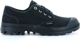 Palladium Damen Pampa Oxford Sneaker, Schwarz, 35.5 EU