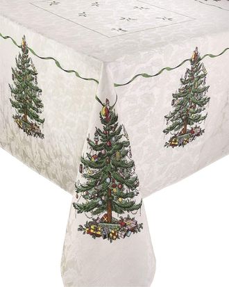Spode Tischdecke, Küchentischzubehör, Urlaubsdekoration Christmas Tree Collection, 152,4 x 213,4 cm