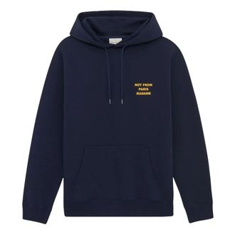 Dr&ocirc;le de Monsieur SweaT-shirt &agrave; slogan audacieux - Homme - Sweatshirts et sweats &agrave; capuche - Bleu - Taille: S