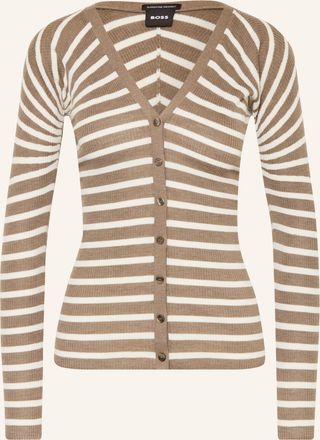 HUGO BOSS Strickjacke Fayani beige