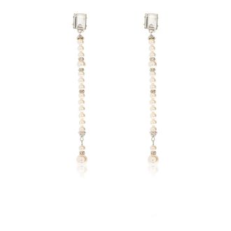 Alessandra Rich Femme, Accessoires, Beige, Taille: ONE Size Faba3334 J0034-0001 Boucles doreilles