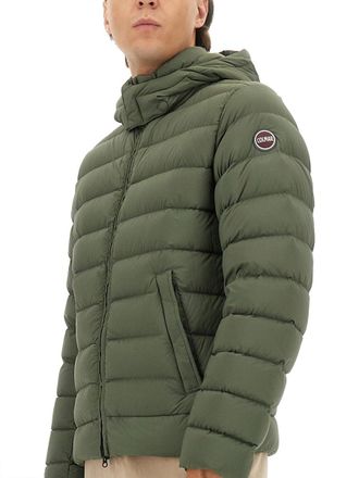 Colmar Detachable Hood Down Jacket - Green