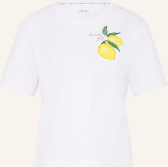 Marc Cain T-Shirt Mit Pailletten weiss