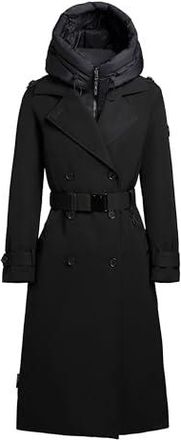 Khujo Manteau dhiver pour femme - Elena - Noir - XL