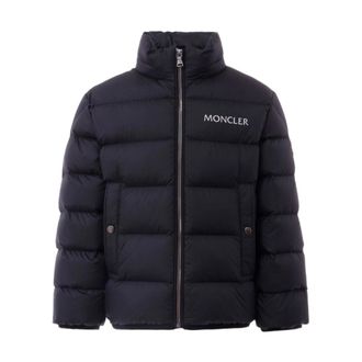 Moncler Homme, Vestes, Noir, Taille: 7XL Bajan Down Jacket