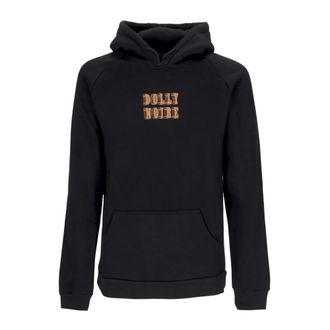 Dolly Noire Schwarzer Buchstabenblock Hoodie Langarm - - Sweatshirts & Hoodies - Herren - Schwarzk - XL