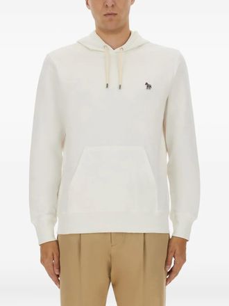 Paul Smith hoodie &agrave; d&eacute;tail z&eacute;br&eacute; - Tons neutres