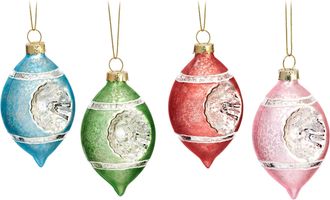 Sass & Belle Vintage-Kugeln, pastellfarben, 4 St&uuml;ck