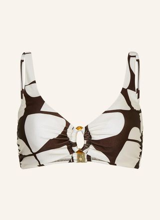 Mrs & Hugs Mrs & Hugs Bralette-Bikini-Top braun