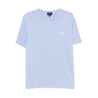 A.P.C. A.p.c., Homme, Tops, Bleu, Taille: S Boxy Petit VPC T-Shirt