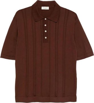 PIACENZA 1733 Polo - Marron Fonc&eacute;